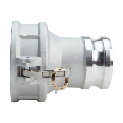 Aluminum 4" Female Camlock Fitting x 3" Male Camlock Fitting